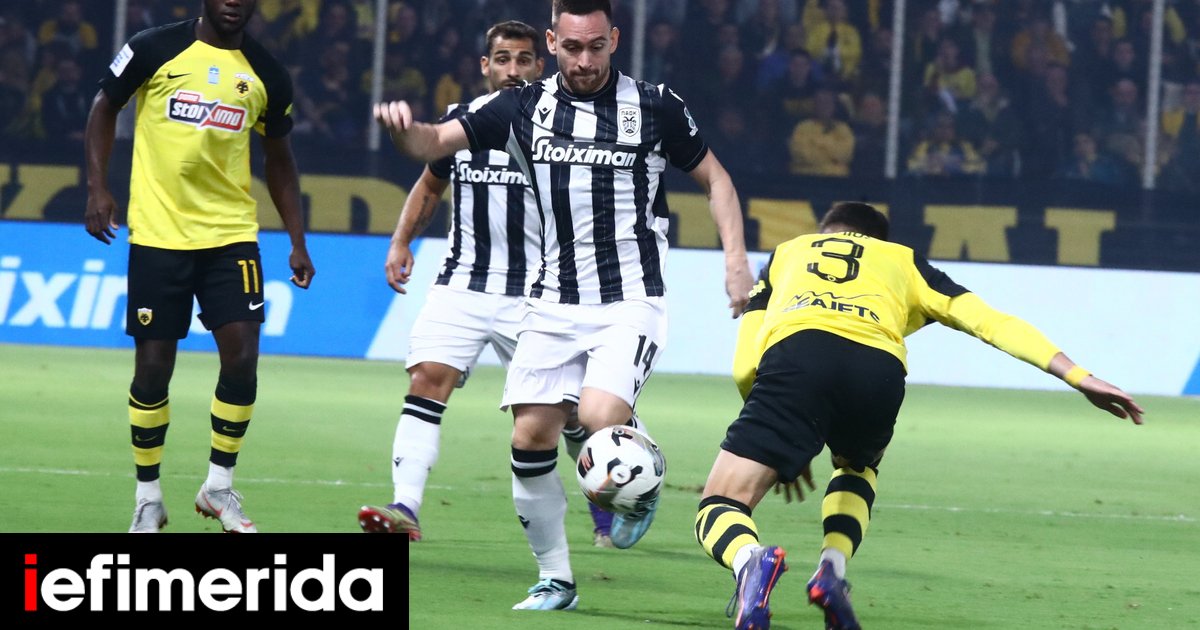 ΑΕΚ-ΠΑΟΚ (1-1 ΤΕΛΙΚΟ): LIVE το ντέρμπι των «δικεφάλων» για τη Super ...