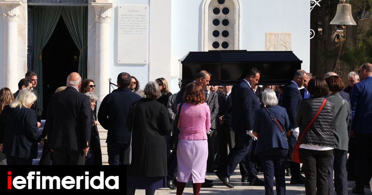 Το τελευταίο αντίο στον συγγραφέα Θανάση Βαλτινό -Ποιοι πήγαν στην ...