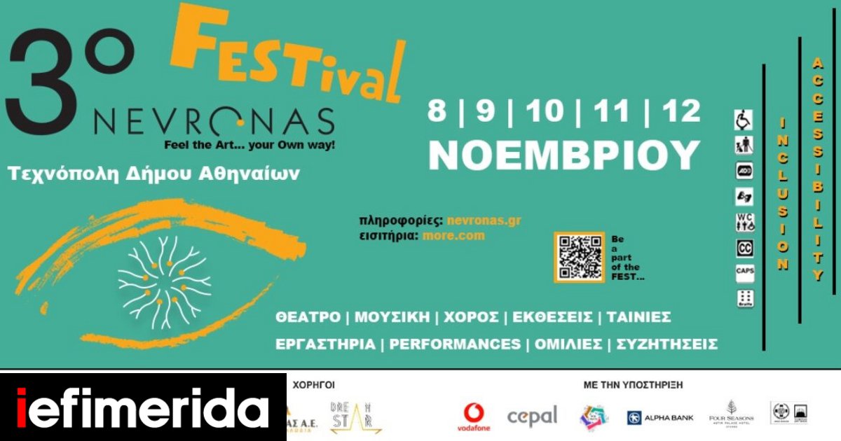3ο Nevronas FESTival στην Τεχνόπολη... Γιορτάζουμε ΜΑΖΙ! - iefimerida.gr