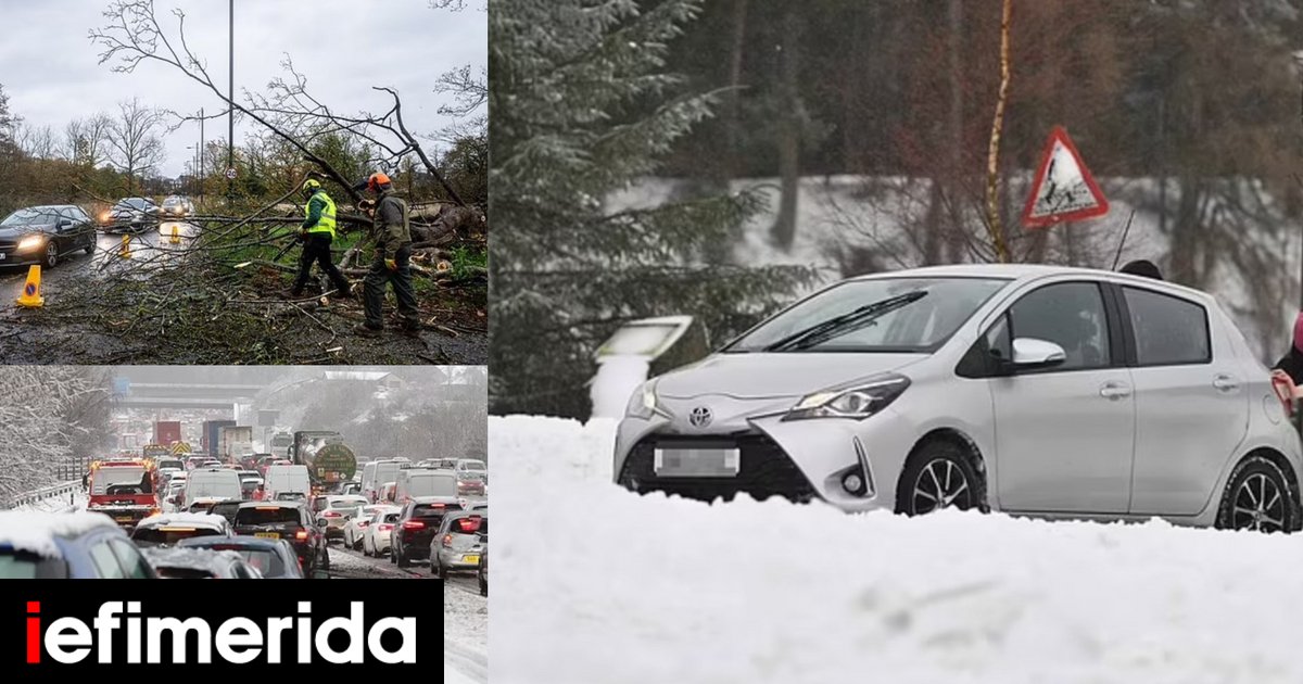 Σφοδρή καταιγίδα χτυπά Βρετανία και Ιρλανδία -Τρεις νεκροί από την ...