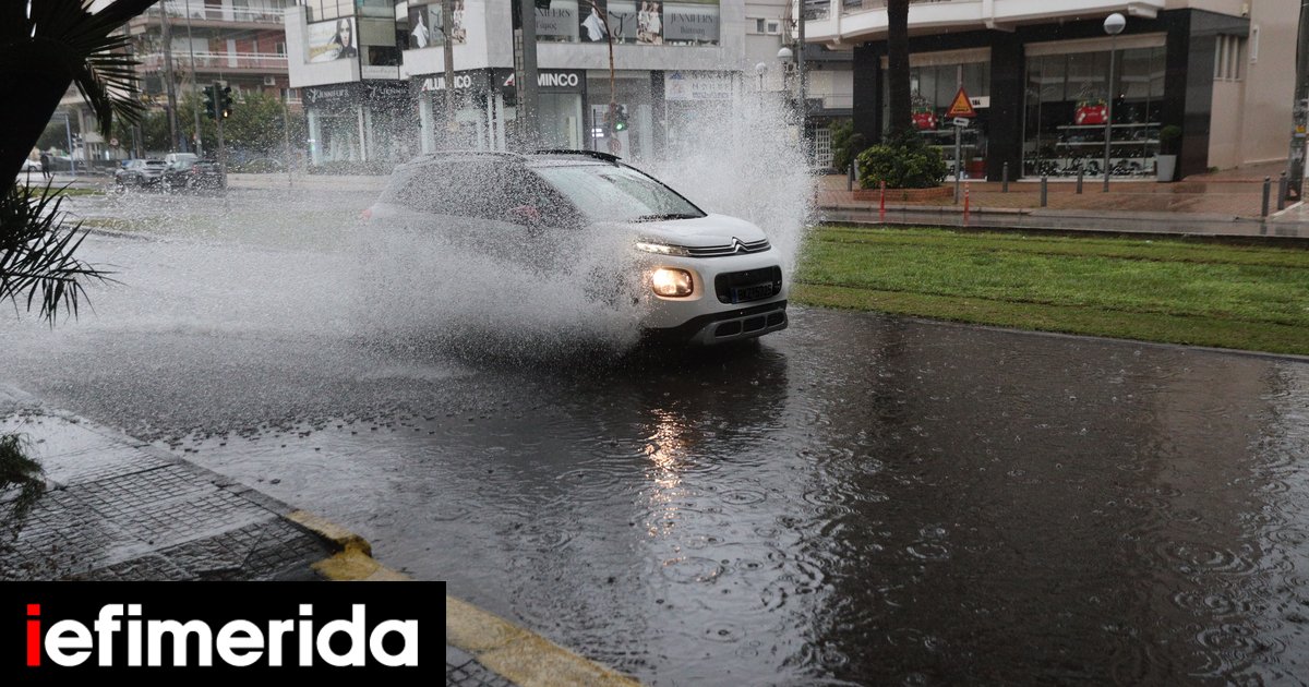Storm "Elena" unleashes fury across Greece with gale-force winds and heavy snow - iefimerida.gr