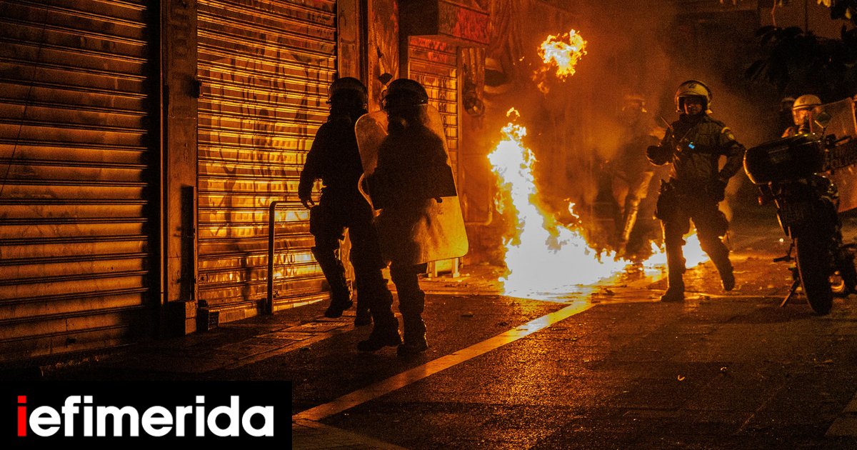 Athens Erupts in Violence on Anniversary of Teenager's Death - iefimerida.gr