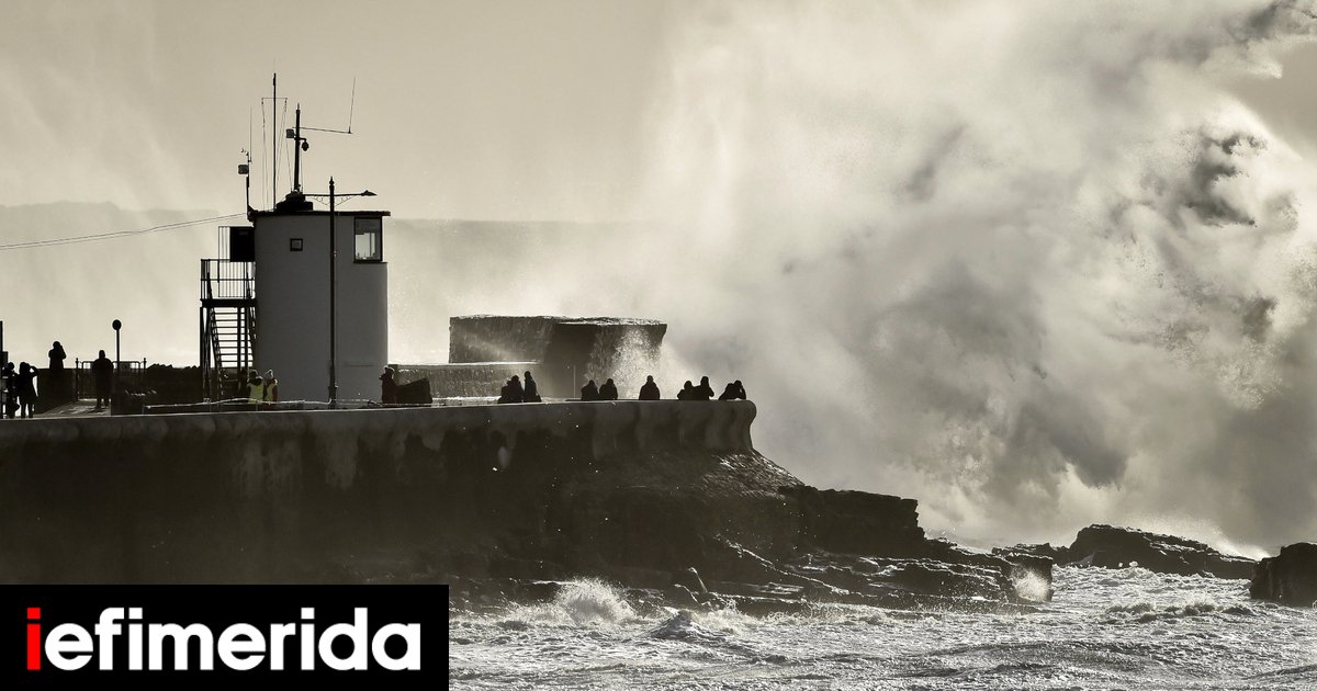 Βρετανία: Κόκκινος συναγερμός για τη «χειρότερη καταιγίδα» στην ...