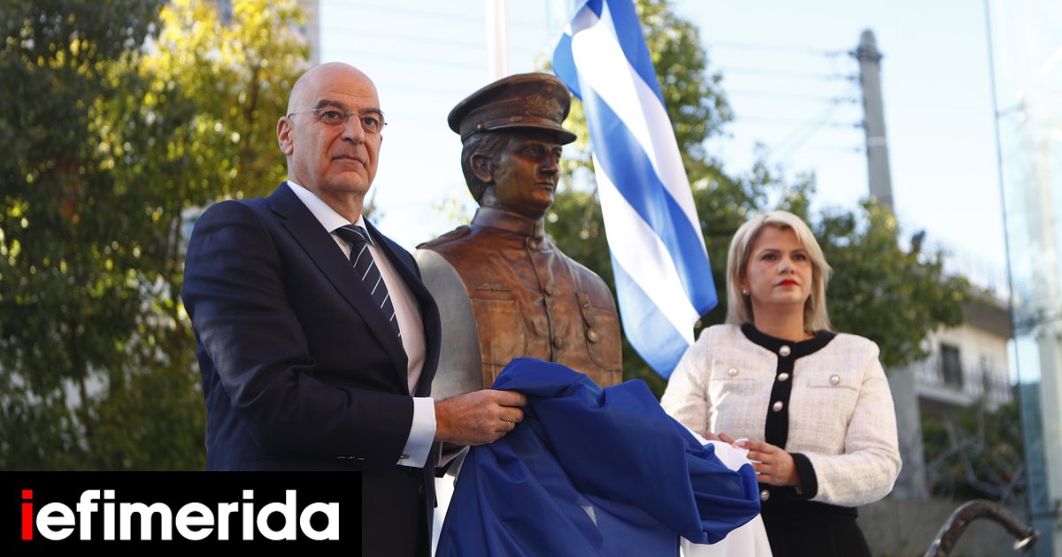 29 χρόνια από τα Ιμια: Στην τελετή αποκαλυπτηρίων της προτομής του ...