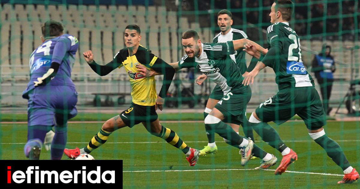 Παναθηναϊκός-ΑΕΚ (1-0 ΤΕΛΙΚΟ): LIVE το αθηναϊκό ντέρμπι της 19ης αγωνιστικής της Super League ...