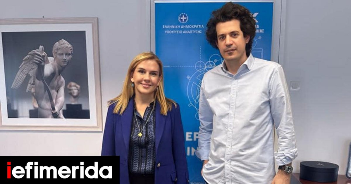 Συνάντηση της Ζωής Ράπτη με τον καθηγητή του MIT Κ. Δασκαλάκη για την ...