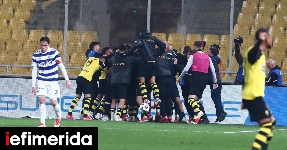 ΑΕΚ-Ατρόμητος 2-1: Με «χρυσό» γκολ του Μάνταλου στο 90'+4' η Ένωση ...