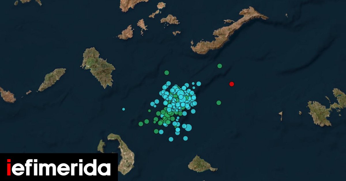 Νέος σεισμός 4,3 Ρίχτερ νότια της Αμοργού - iefimerida.gr
