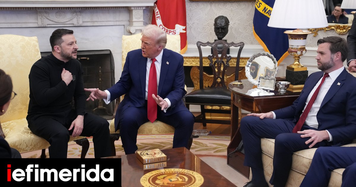 Σοκ από την επιχείρηση Τραμπ να ταπεινώσει τον Ζελένσκι μέσα στο Οβάλ ...
