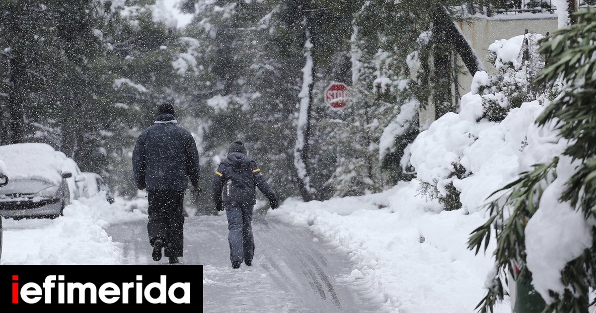 Greece Shivers as Cold Snap Brings Snow, High Winds - iefimerida.gr