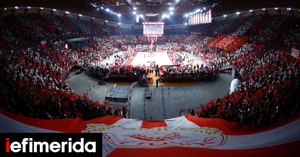 Ολυμπιακός: Το εντυπωσιακό κορεό στο ΣΕΦ για τα 100 χρόνια ιστορίας των «ερυθρολεύκων» [εικόνες ...