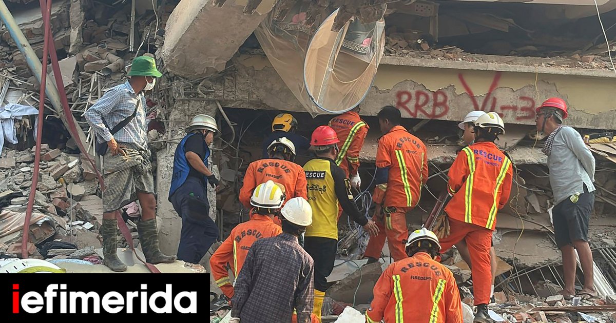 Σεισμός στη Μιανμάρ: Νεκρή η έγκυος που απεγκλωβίστηκε μετά από 50 ώρες στο Μανταλέι - iefimerida.gr