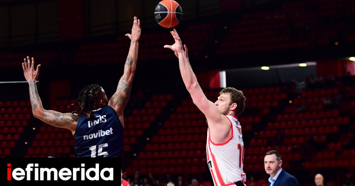 GBL: Ο Ολυμπιακός διέλυσε 106-67 τον Πανιώνιο με τετράδα-φωτιά - iefimerida.gr