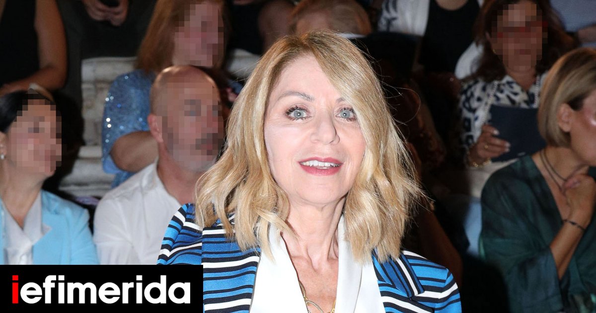 Η Έλλη Στάη με το πιο τολμηρό print που την έχουμε δει ποτέ -Εντυπωσιακή σε θεατρική πρεμιέρα ...