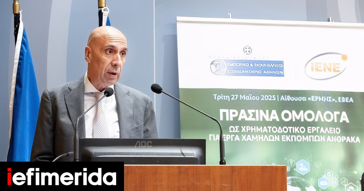 ΕΒΕΑ-ΙΕΝΕ: Η πράσινη χρηματοδότηση αποτελεί στρατηγική επένδυση για την ...