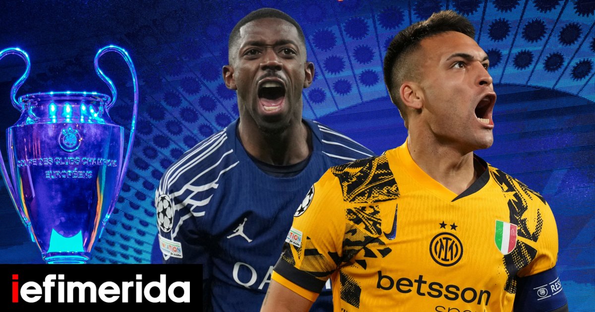 Παρί Σεν Ζερμέν-Ίντερ (5-0): Live ο μεγάλος τελικός του Champions League - iefimerida.gr