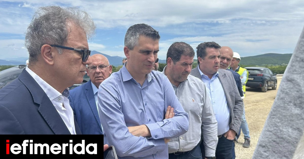 Χρίστος Δήμας: Εντός χρονοδιαγράμματος η πρόοδος κατασκευής του βόρειου τμήματος του Ε65 ...