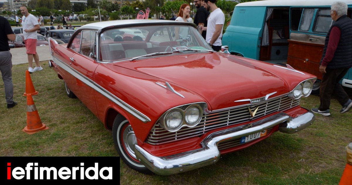 Alimos Classic Car Sunday: O Nίκος Μαστοράκης εικονογραφεί την εκδήλωση ...