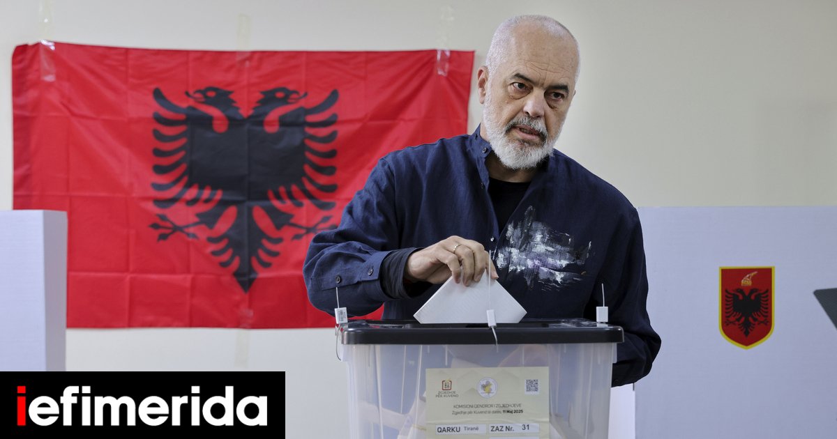 Εκλογές στην Αλβανία: Άνετη επικράτηση του Ράμα δείχνουν τα exit poll - Πάει για τέταρτη θητεία ...