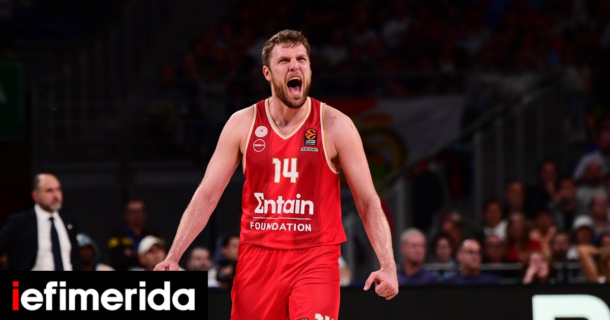 O Σάσα Βεζένκοφ MVP των playoffs της Euroleague - iefimerida.gr
