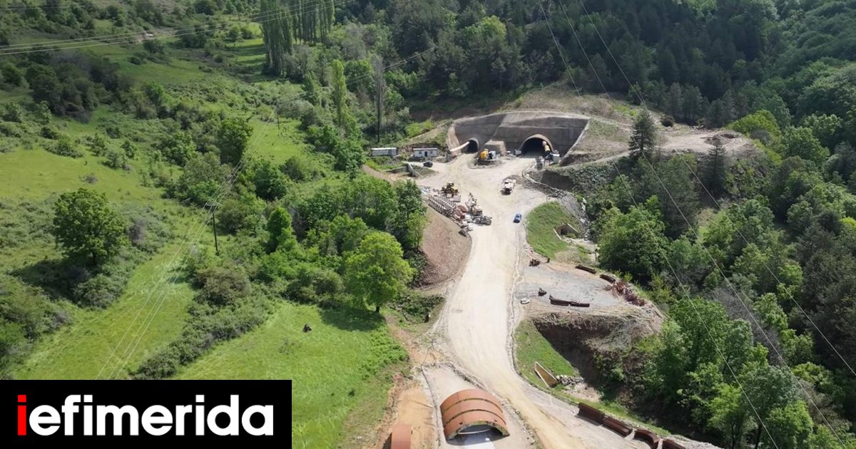 Δείτε πώς προχωράει το νέο μεγάλο τούνελ της Μακεδονίας -Ποιες περιοχές ...