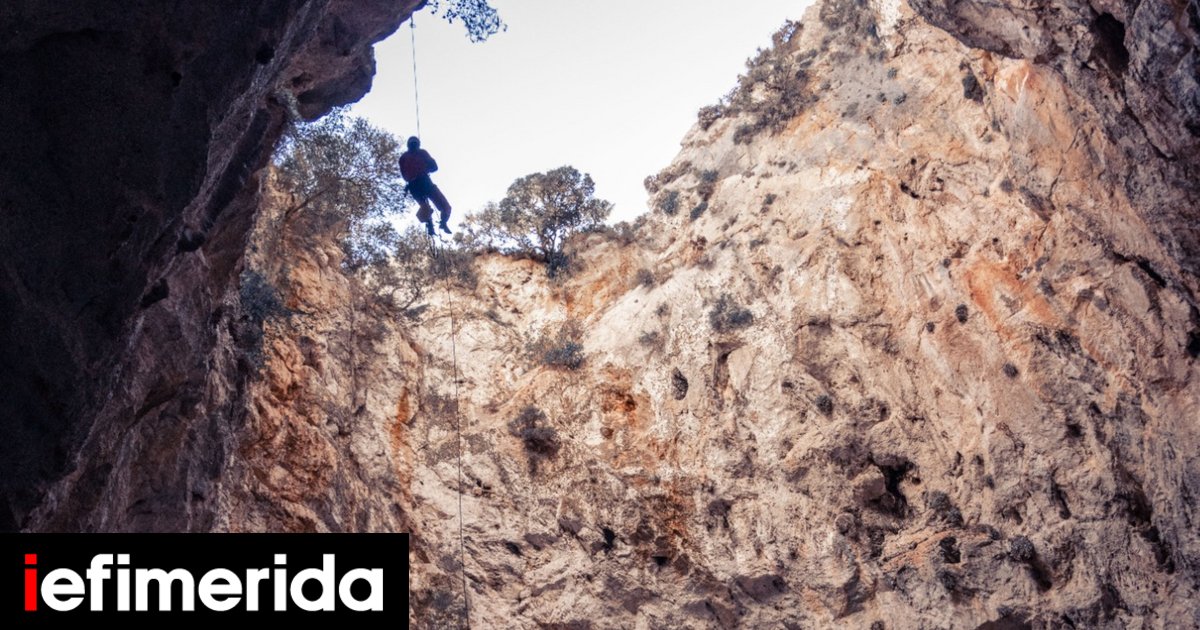 Ανακαλύφθηκε το βαθύτερο σπήλαιο των Κυκλάδων -Στα 132 μέτρα, με πηγάδια και πλούσιο διάκοσμο ...