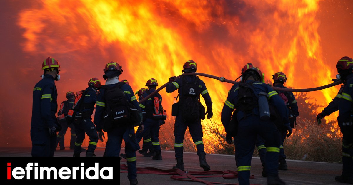 Σε κατάσταση έκτακτης ανάγκης η Χίος -Μαίνεται η πυρκαγιά, αλλεπάλληλα μηνύματα από το 112 ...