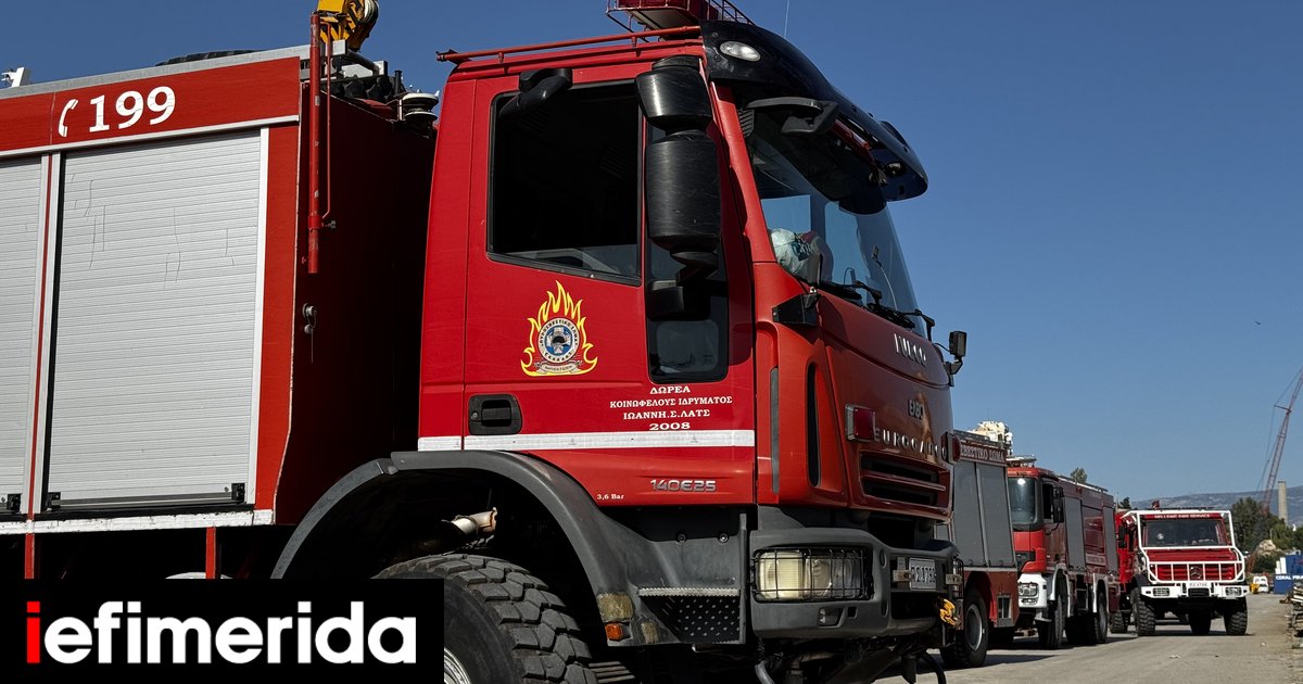 Μεταφορά ισχυρών πυροσβεστικών δυνάμεων από τη SEAJETS στη Χίο με το ταχύπλοο SUPERRUNNER JET 2 ...