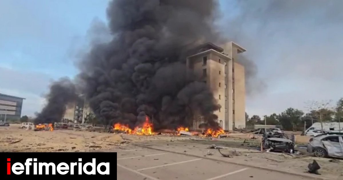 Ιρανικός πύραυλος χτύπησε πόλη στο νότιο Ισραήλ: Φωτιά κοντά στο κτίριο της Microsoft, 5 ...