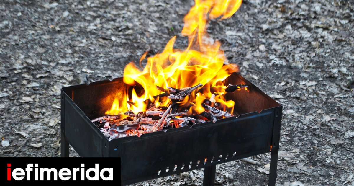 Τα κάρβουνα στο μπάρμπεκιου δεν πρέπει να σβήνουν λίγα λεπτά αφότου ...
