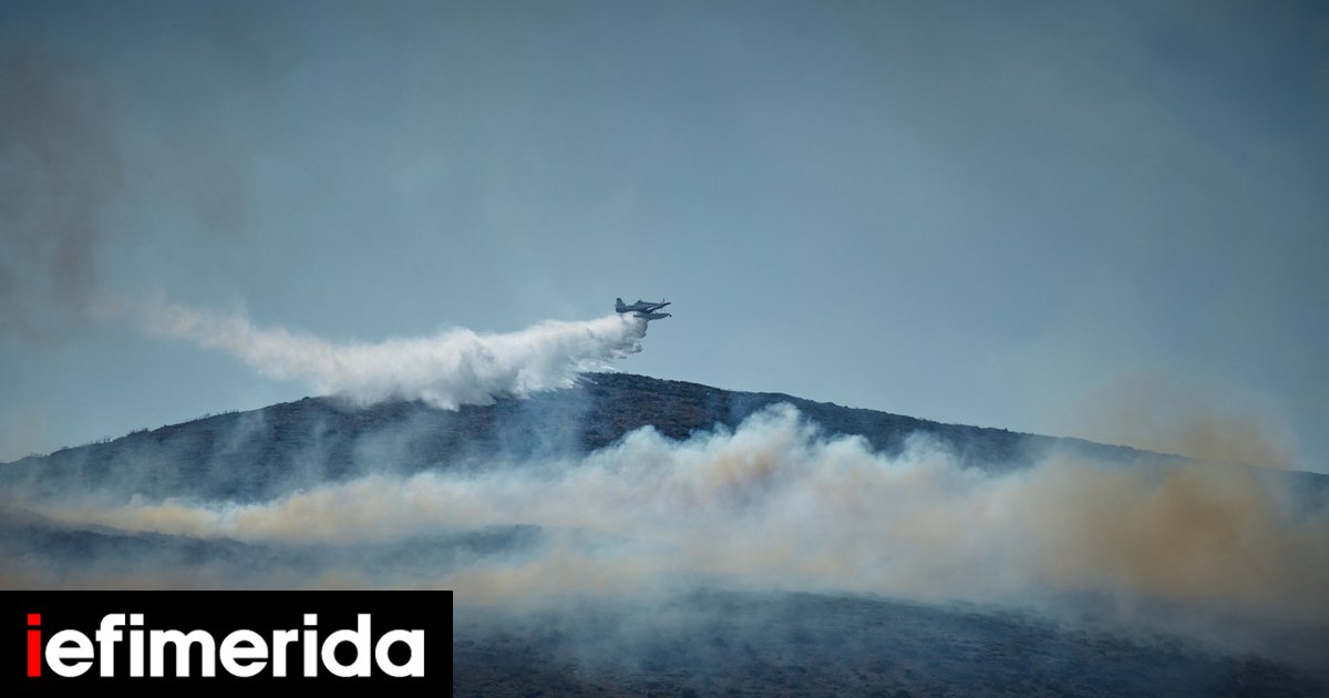 Χωρίς ενεργό μέτωπο η φωτιά στα Κύθηρα - iefimerida.gr