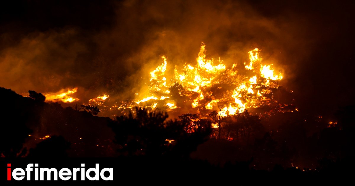 Ιεράπετρα: Ολονύχτια μάχη με τη φωτιά -Σπίτια τυλίχτηκαν στις φλόγες ...