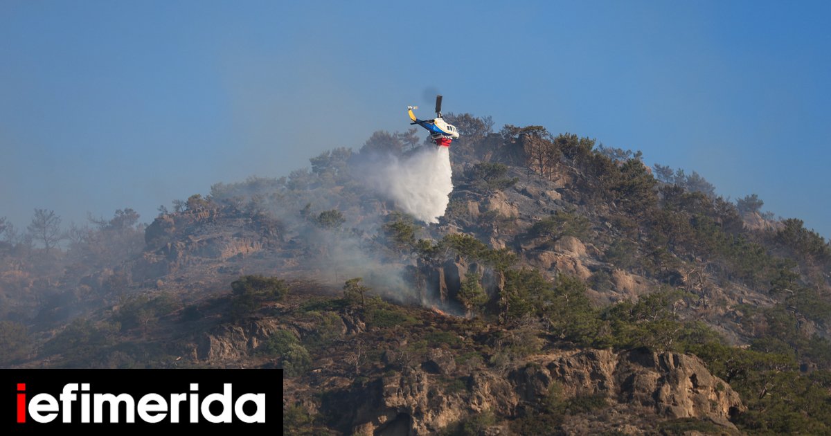 Ιεράπετρα: Συνεχίζεται η μάχη με τις αναζωπυρώσεις -Μήνυμα του 112 για εκκένωση 4 περιοχών ...