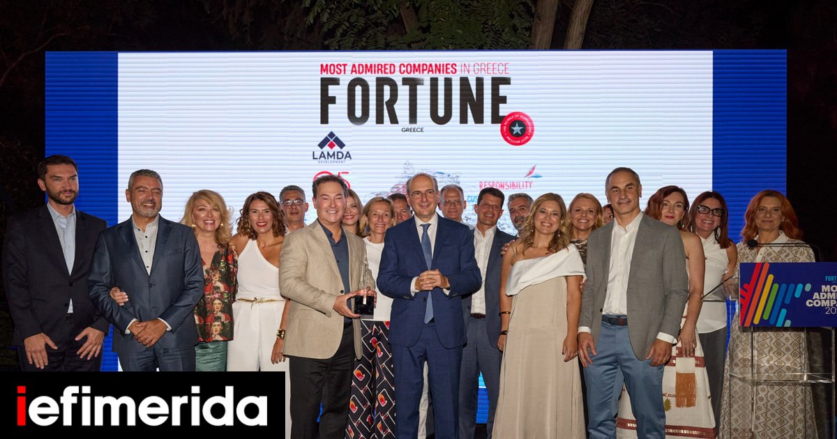 FORTUNE Most Admired Companies: 5η η LAMDA Development στη λίστα με τις 20 πιο αξιοθαύμαστες ...