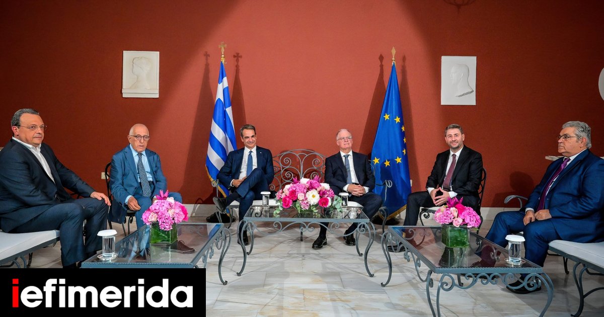 Βαρύ κλίμα ανάμεσα στους πολιτικούς αρχηγούς στο Προεδρικό -Οι αιχμές ...
