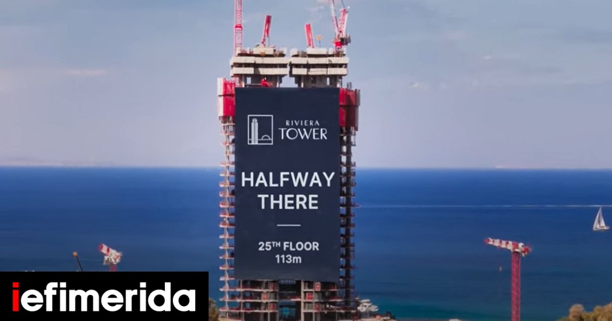 A New Landmark on the Athens Riviera: Riviera Tower Surges Past 100 ...