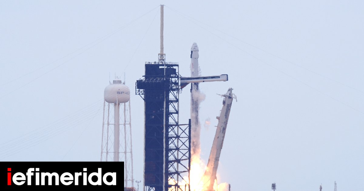 SpaceX: Εκτοξεύτηκε το Dragon με διεθνές πλήρωμα -Έχει προορισμό τον ...