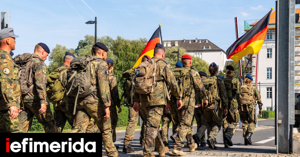Γερμανία: Δημοσκόπηση δείχνει ότι 6 στους 10 Γερμανούς αντιτίθενται σε στρατιωτική θητεία με ...
