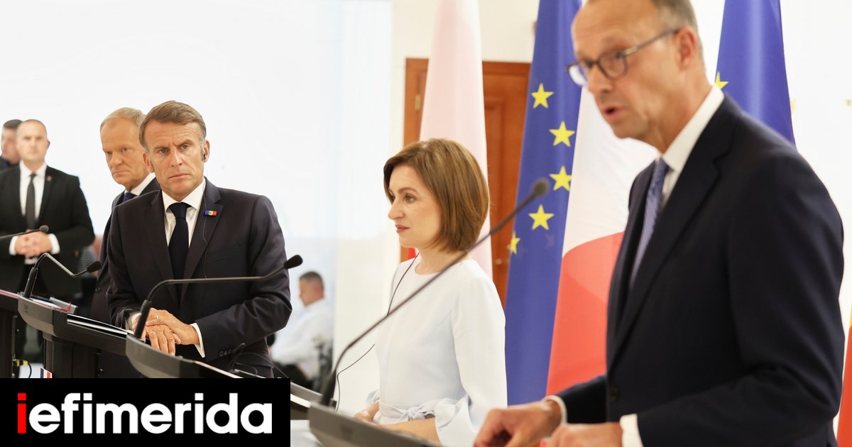Μερτς, Μακρόν και Τουσκ εξέφρασαν την υποστήριξη της ΕΕ στην πρόεδρο ...