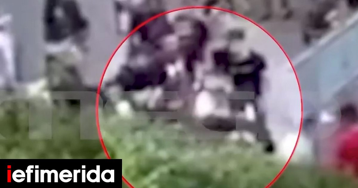 Βίντεο-ντοκουμέντο: Η στιγμή της επίθεσης από ανήλικους σε 14χρονο έξω ...