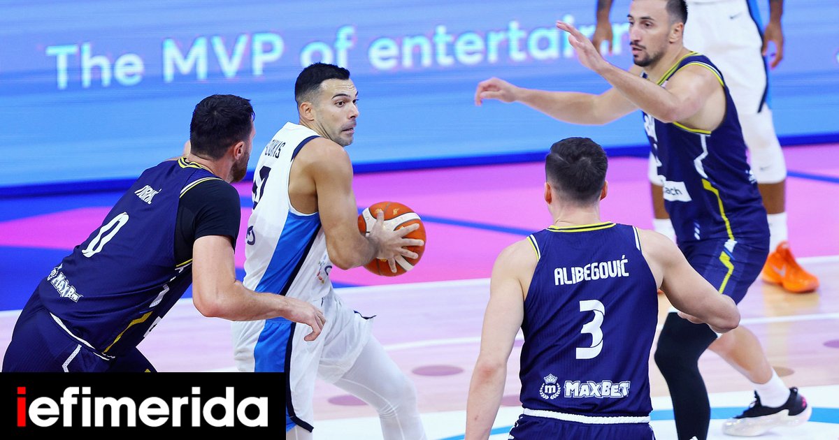 Ελλάδα-Βοσνία-Ερζεγοβίνη (77-80): Live η αναμέτρηση της Εθνικής με στόχο την πρωτιά στον όμιλο ...