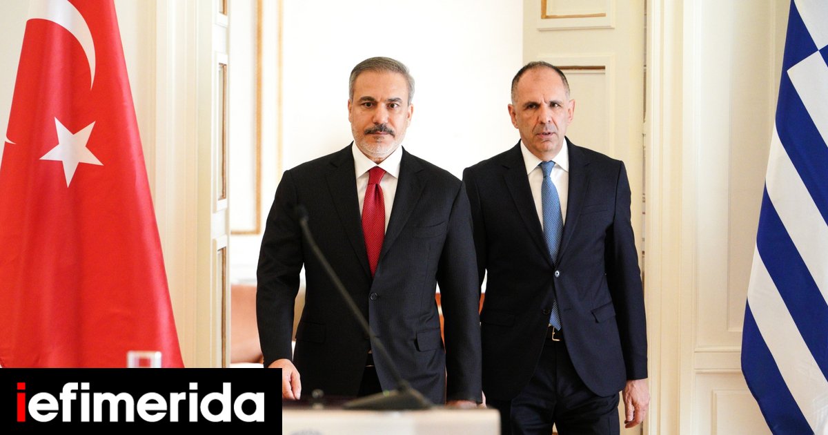 Τηλεφωνική επικοινωνία Γ. Γεραπετρίτη με τον Χακάν Φιντάν για τις ...