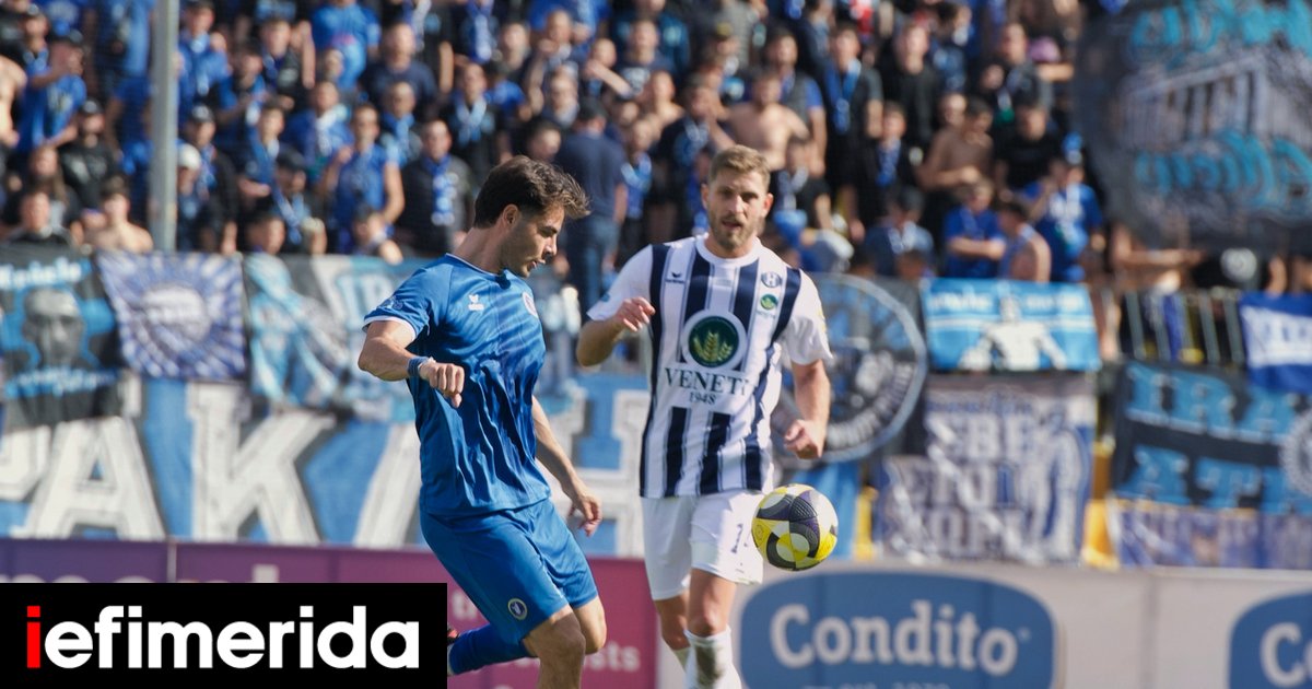 Super League 2: Η Νίκη Βόλου των δέκα παικτών παρέμεινε «ζωντανή» με 0-0 στο Καυτανζόγλειο ...
