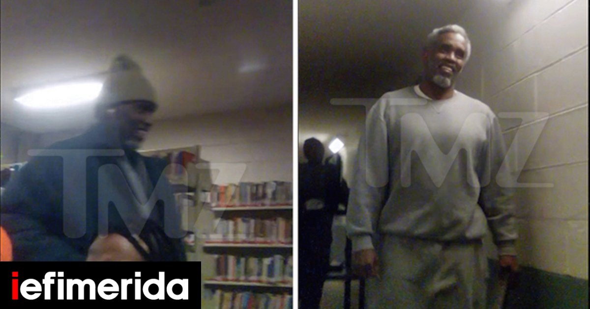 Ο Diddy εργάζεται μέσα στη φυλακή -Οι πρώτες εικόνες με σκούφο, λευκά μαλλιά και στολή [βίντεο ...