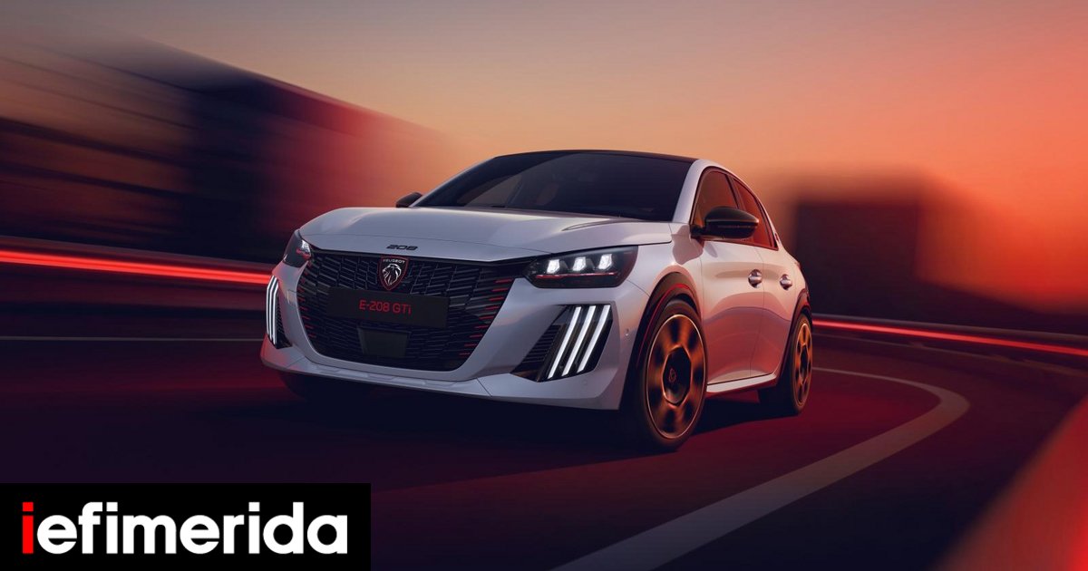 Νέο Peugeot E-208 GTi: Ηλεκτρικό hot hatch με κορυφαίες επιδόσεις ...