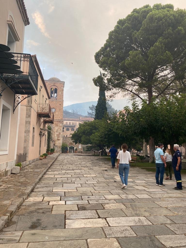ΥΠΠΟ -Φωτιά στον Οσιο Λουκά: Τι κάηκε στον περιβάλλοντα χώρο και εντός ...