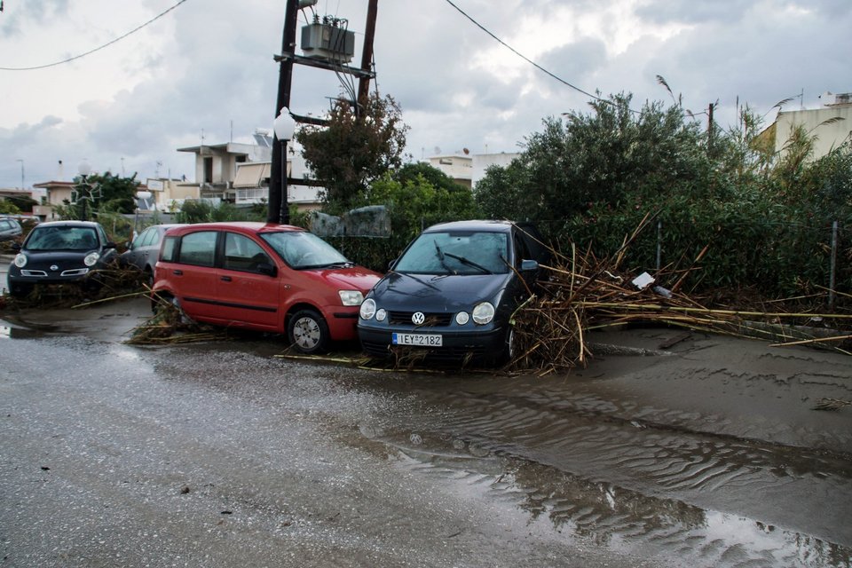 Εικόνες Αποκάλυψης από το πέρασμα της κακοκαιρίας Bora στη Ρόδο ...