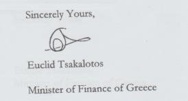 Ο Ευκλείδης Τσακαλώτος άλλαξε την υπογραφή του για να μην τον ...