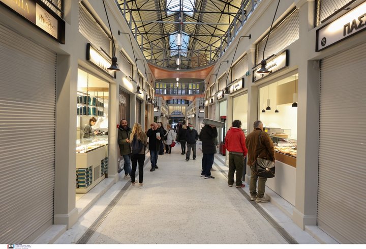 Άνοιξε ανακαινισμένη η Αγορά Μοδιάνο -Το ιστορικό κτίριο του 1900, σήμα ...