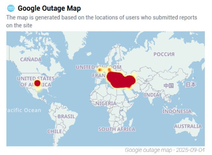Προβλήματα σε Google, Gmail και άλλες εφαρμογές σε Ελλάδα και Ευρώπη - iefimerida.gr